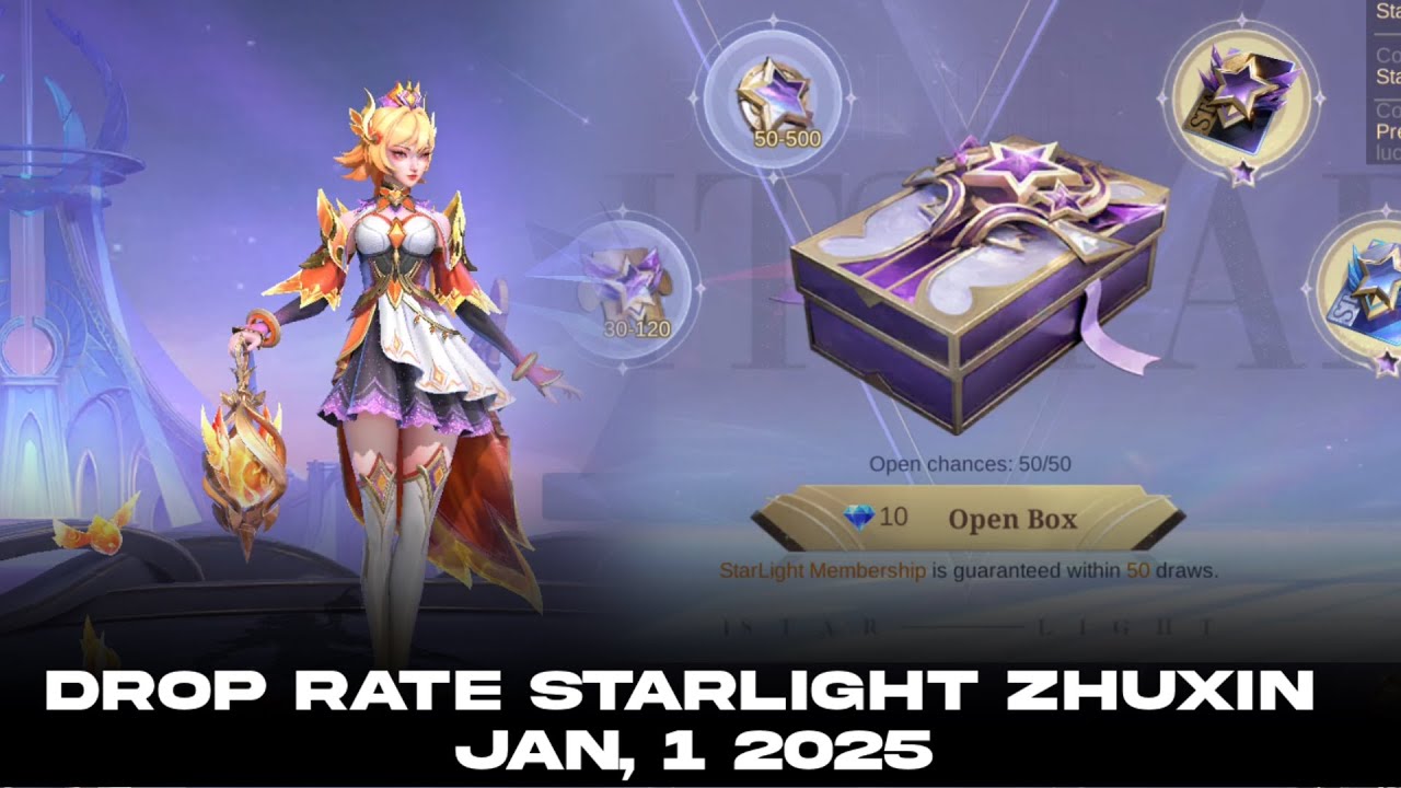 TEST DROP RATE STARLIGHT DRAW IN NEW YEAR JANUARY 2025 !! - YouTube
