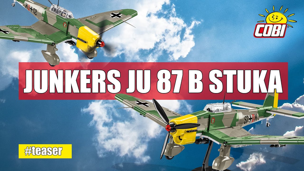 Junkers JU 87 B Stuka - COBI 5830 - Set teaser - YouTube