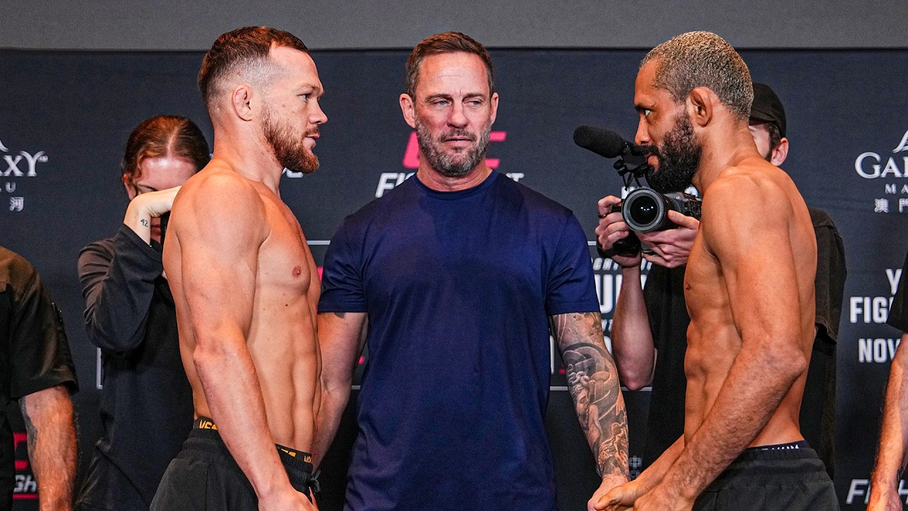 Yan vs. Figueiredo Weigh-Ins and Face Offs | UFC Macau - YouTube