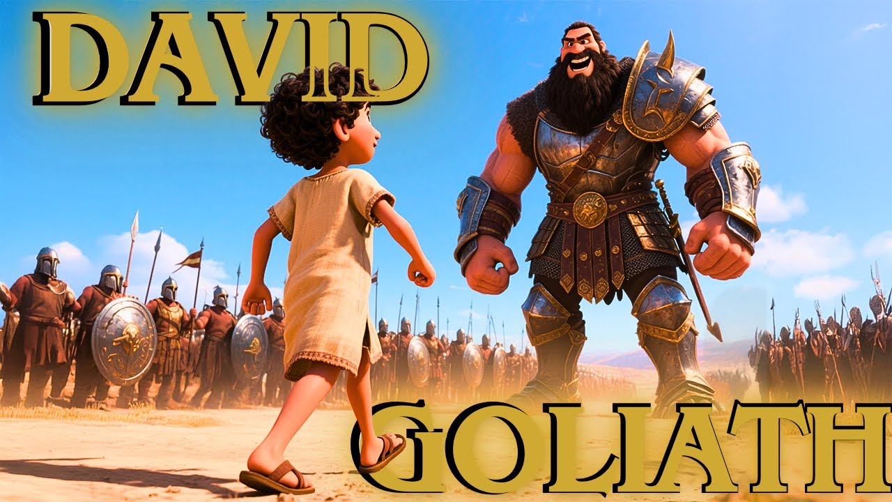 DAVID AND GOLIATH - Bible in Cartoon - YouTube