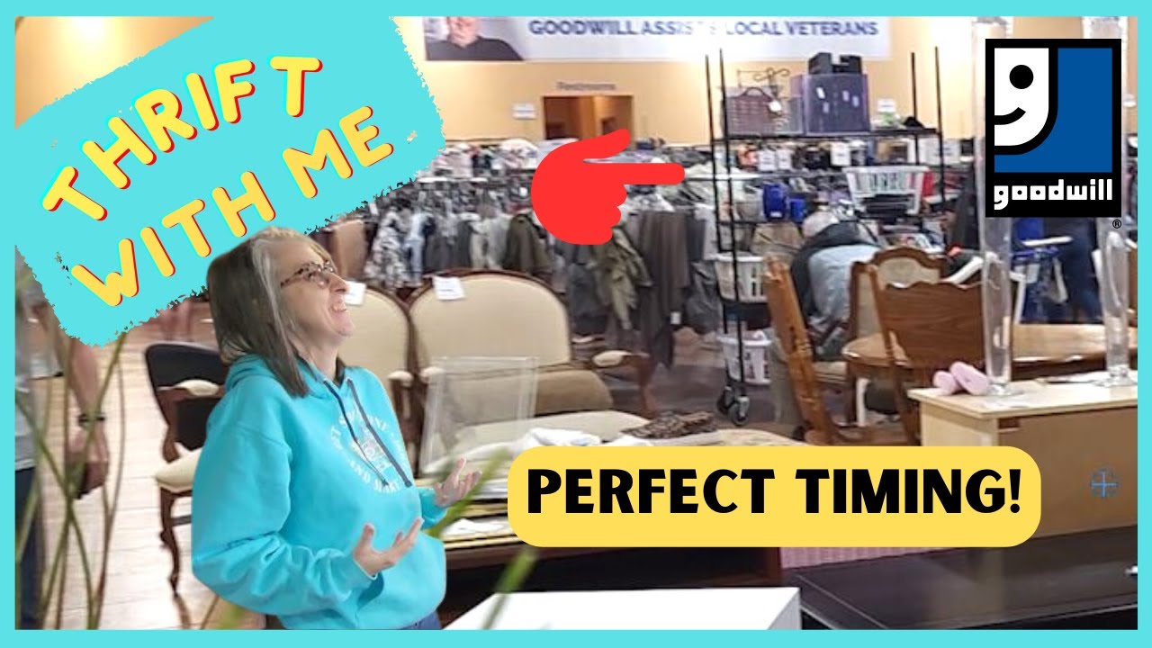 Perfect Timing at the Goodwill | Thrift With Me | Resale Picking - YouTube
