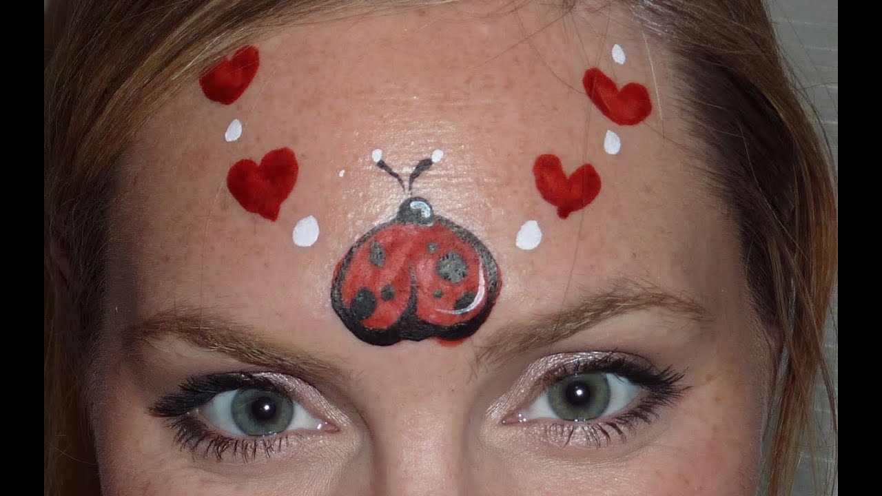 Heart Face Paint Cheek