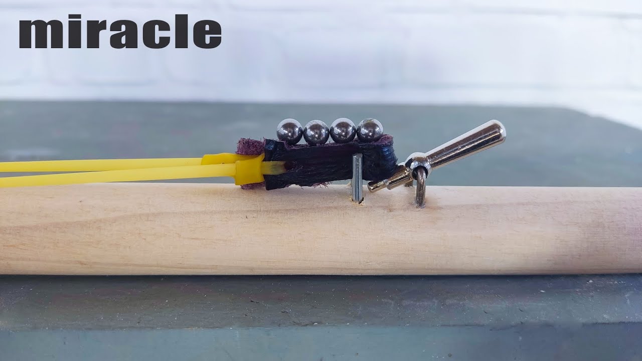 diy slingshot - making a unique slingshot - YouTube