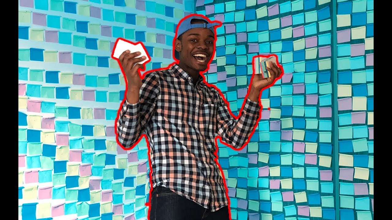 CRAZY STICKY NOTE PRANK ON BROTHER!!! - YouTube