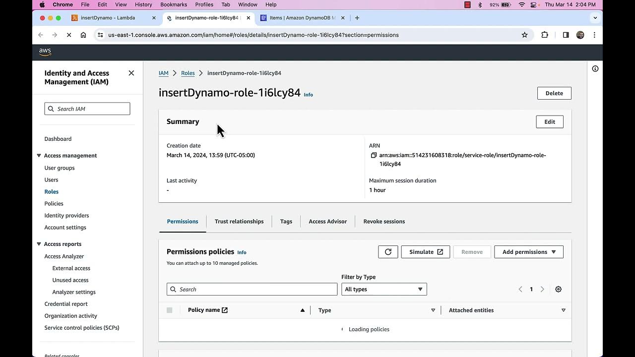 Aws Lambda Insert Dynamodb Youtube