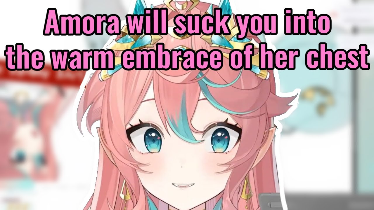 Amora will suck you into the warm embrace of her chest - YouTube
