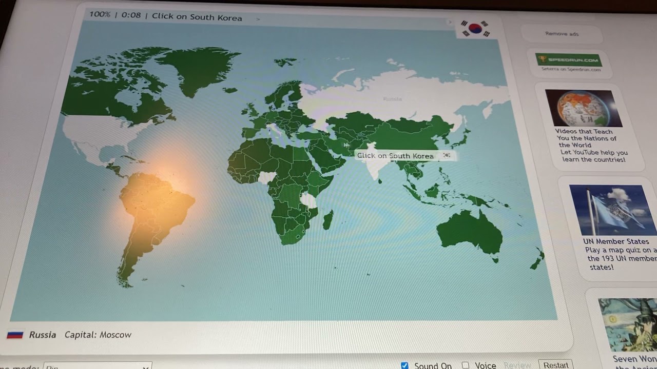 Seterra speedrun - YouTube