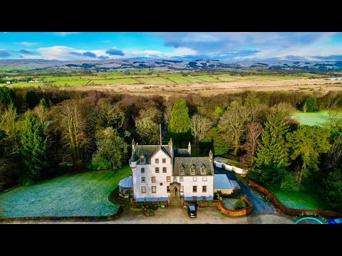 Aerial Drone Flight of 16th Century Woodside Castle, Beith, Ayrshire ...