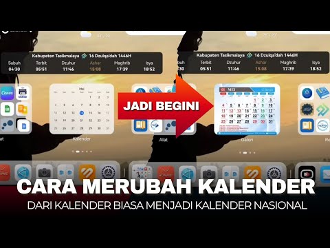 Cara Menampilkan Kalender Nasional di Tablet Huawei MatePad 11 ...