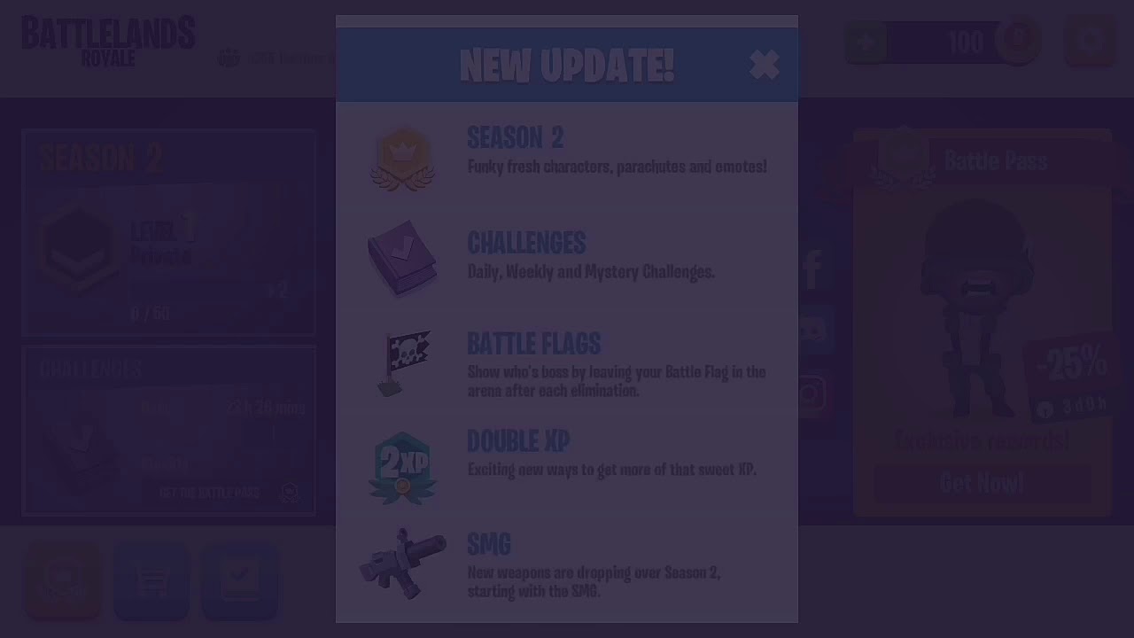 FIRST TIME PLAYING BATTLELAND ROYALE SEASON 2!?! - YouTube