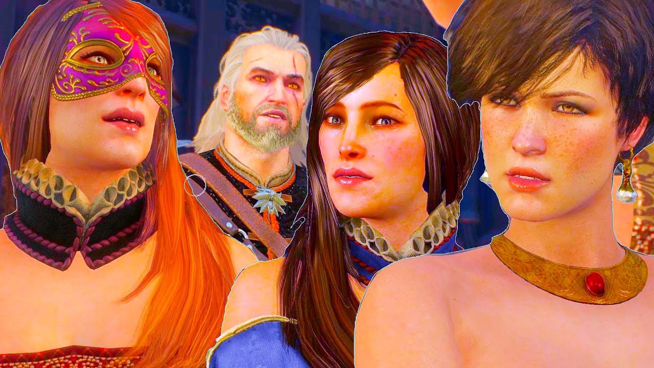Talking With All Girls In Brothels Witcher 3 Youtube