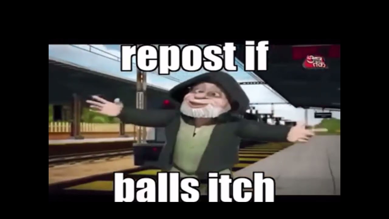 repost if you think balls itch - YouTube
