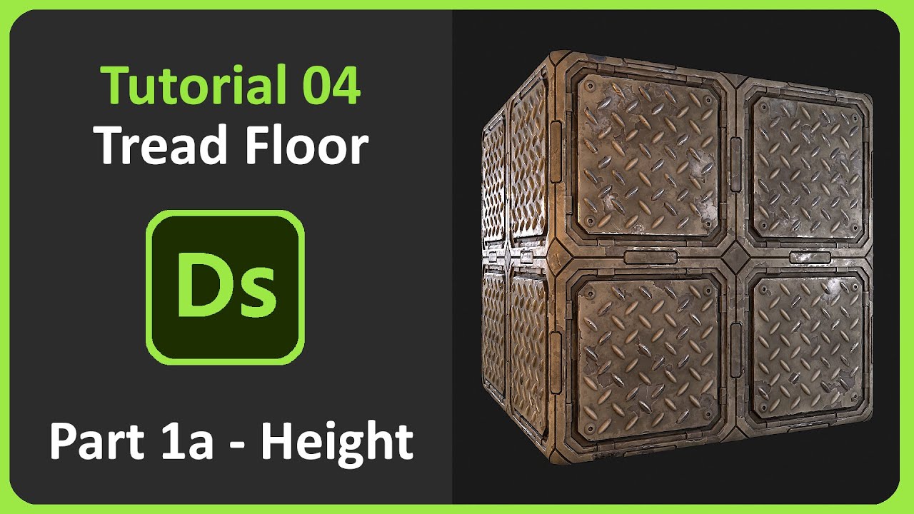 Substance Designer | Tutorial 04 - Tread Floor | Part 1a - Height - YouTube