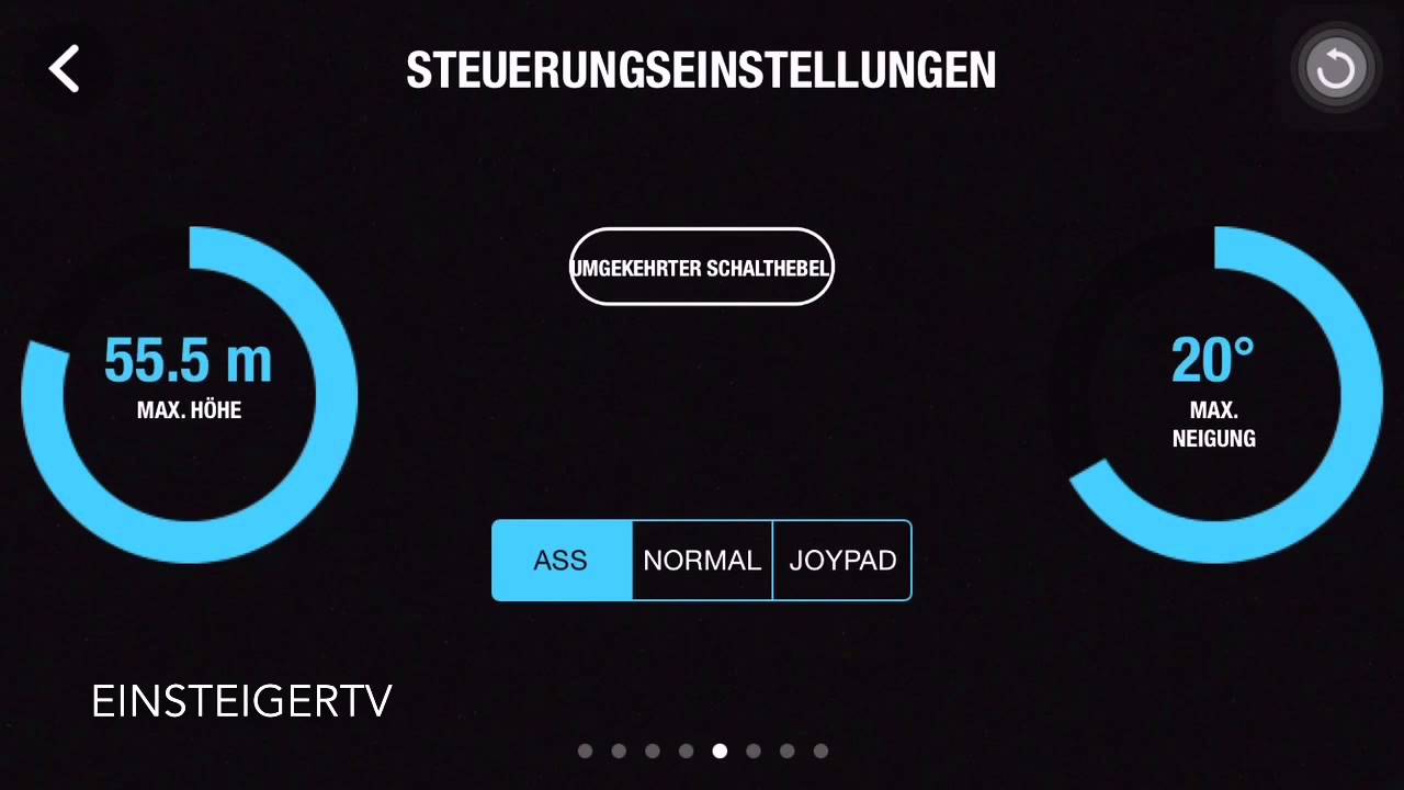 Parrot Free Flight 3 App Einstellungen Bebop (Deutsch) HD - YouTube