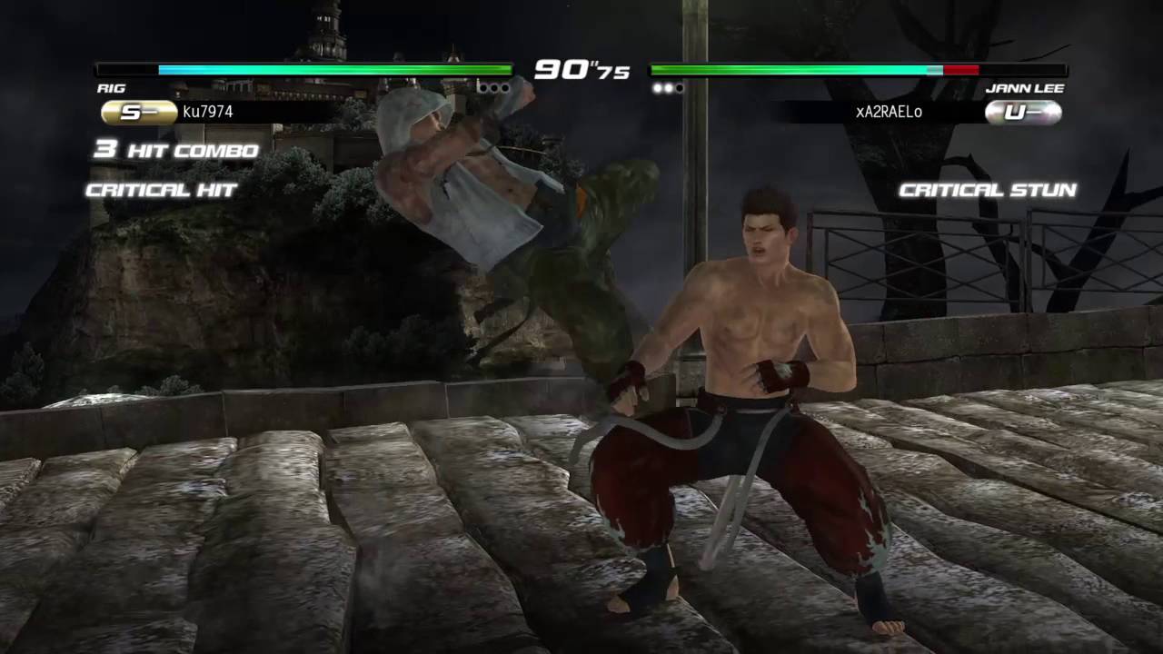 DOA5LR xA2RAELo (Jann Lee) vs Rig - YouTube