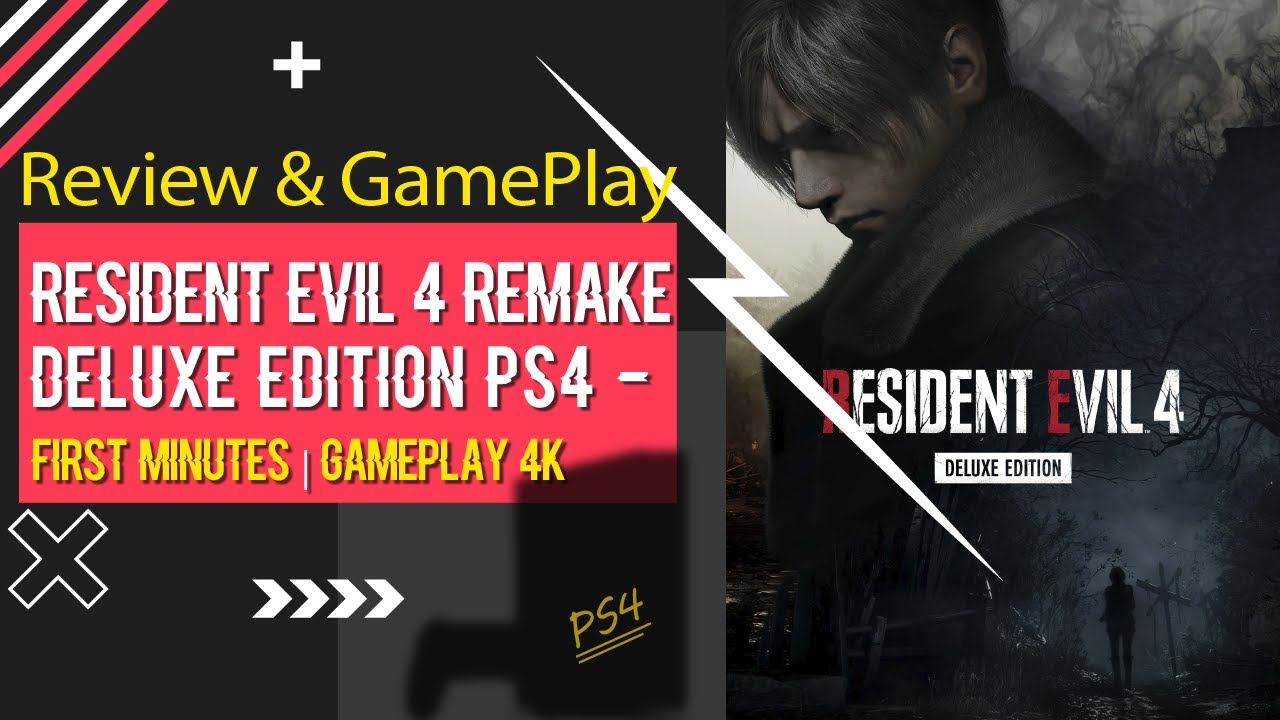 Resident Evil 4 Remake Deluxe Edition PS4 - First Minutes | Gameplay 4K ...