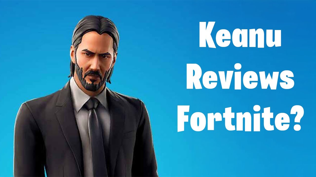 Did Keanu Reeves Really Review the John Wick Skin in Fortnite? - YouTube
