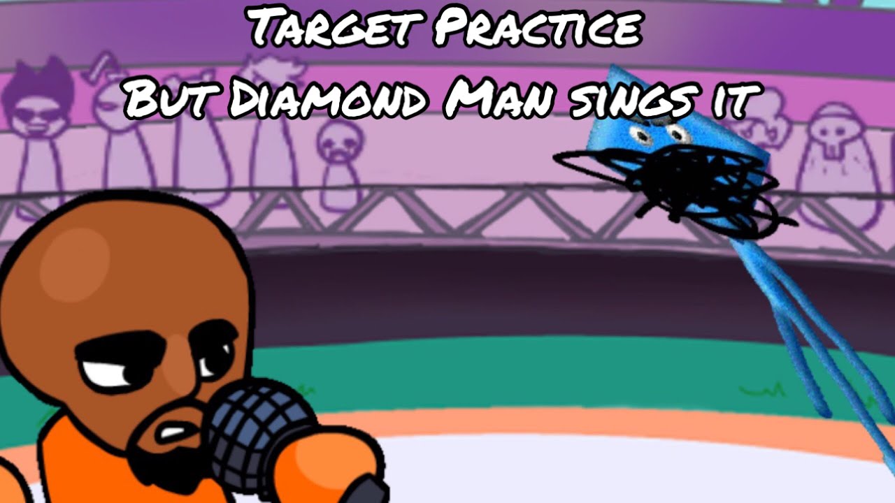 Shiny Practice (FNF Target Practice but Diamond Man sings it) Cover ...