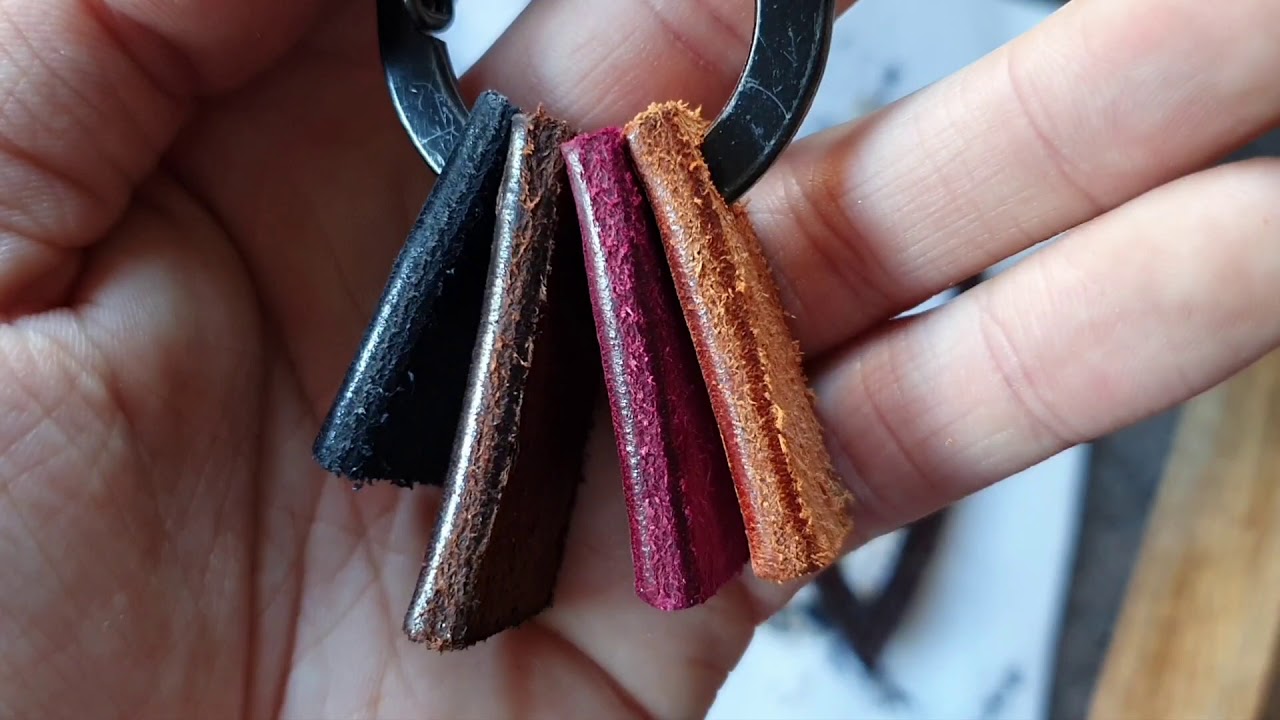 Making a leather axe mask - YouTube