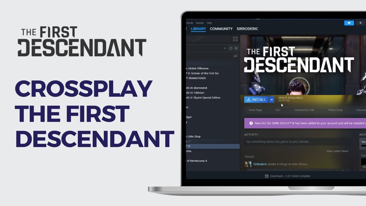 How to Crossplay the First Descendant | Crossplay PC/PS5 | The First ...