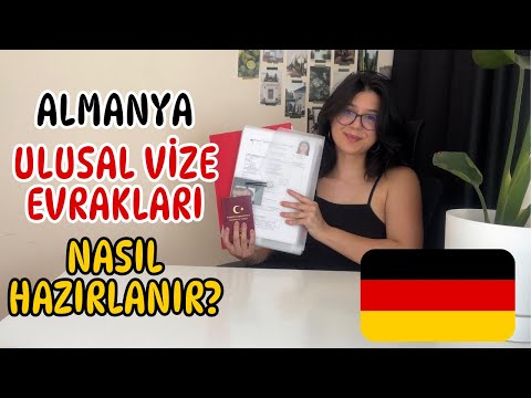 ALMANYA ULUSAL VİZE EVRAKLARINI HAZIRLAYALIM | Dikkat edilmesi gerekenler