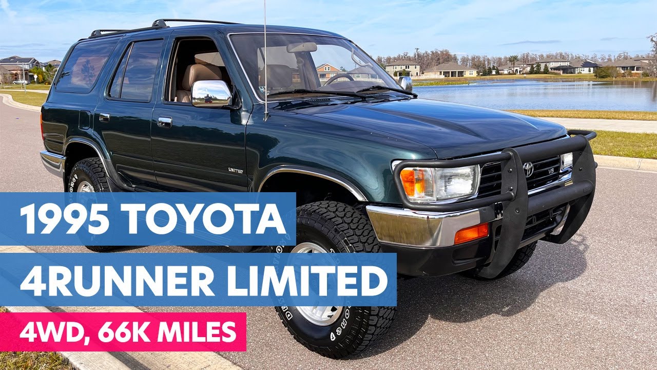 1995 Toyota 4Runner Limited 66k miles - YouTube