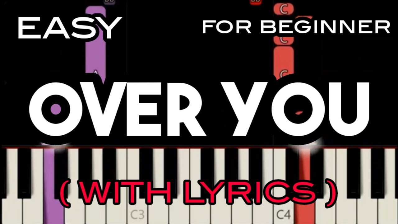 OVER YOU ( LYRICS ) - DAUGHTRY | SLOW & EASY PIANO - YouTube