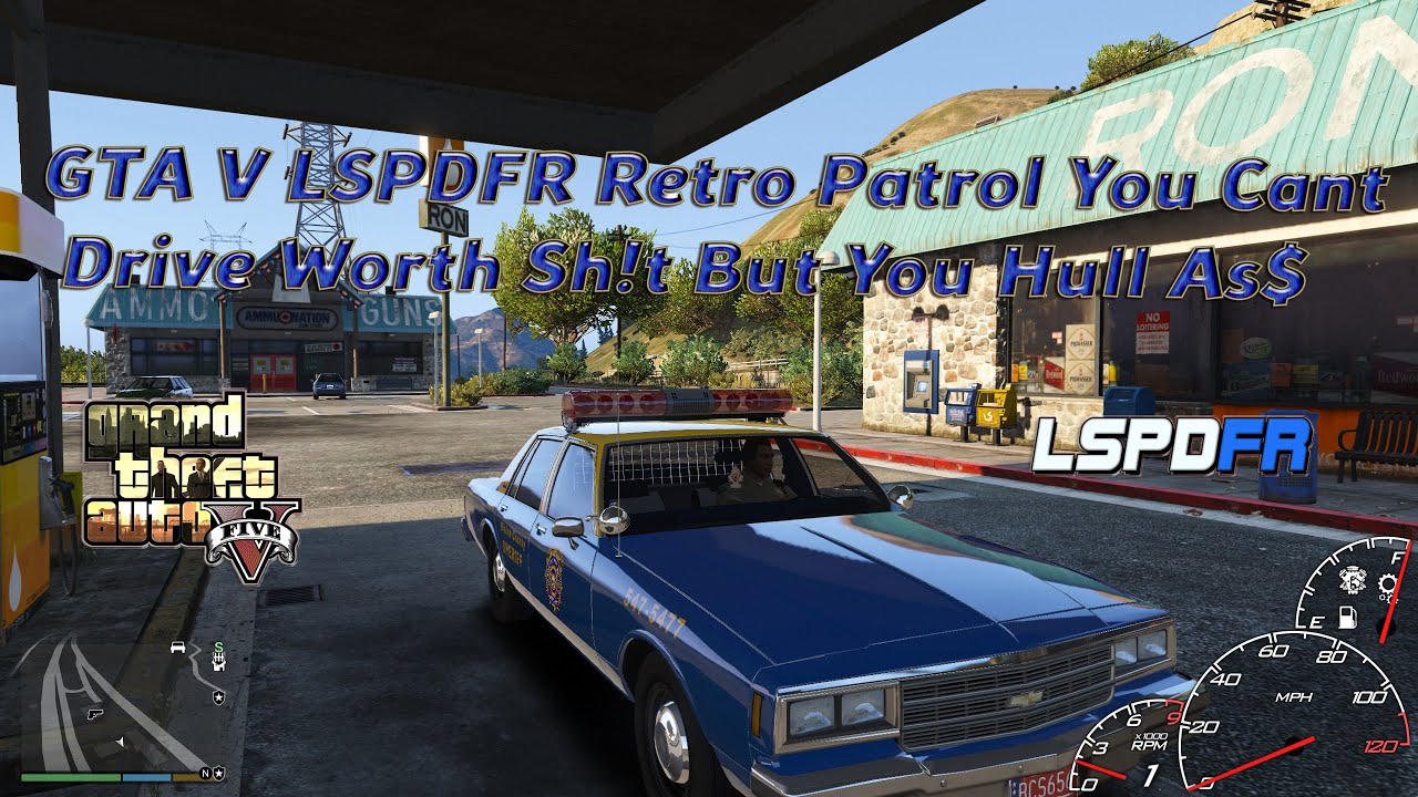 GTA V LSPDFR Retro Patrol You Cant Drive Worth Sh!t But You Hull As ...