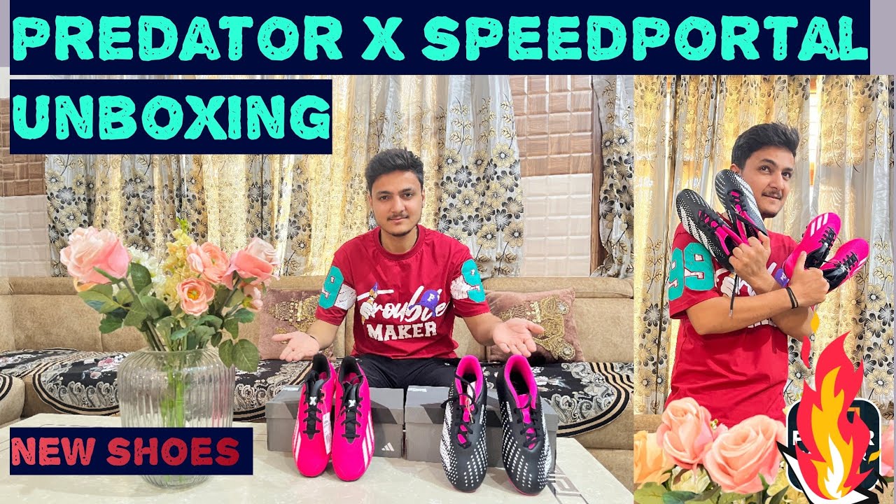 Adidas Predator X Speed portal.4 unboxing | Shooting and juggling at ...