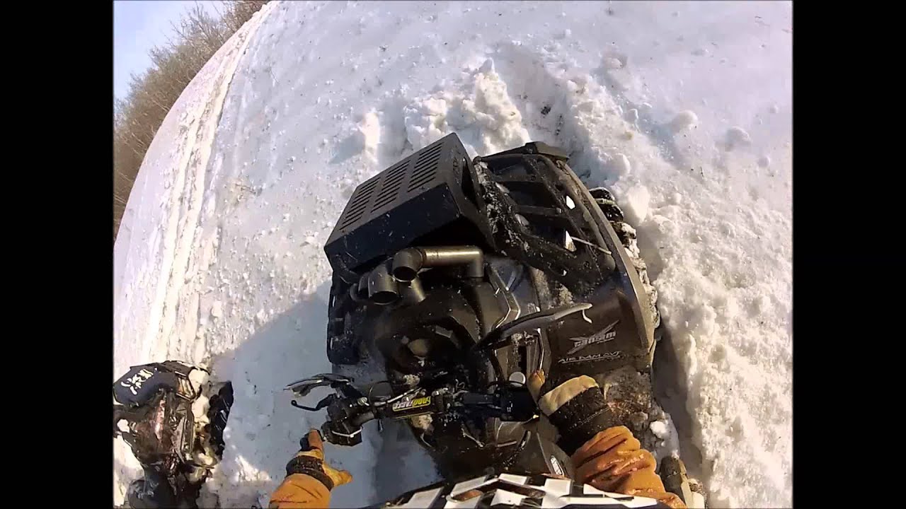 Mud Modded Can-am's Deep snow Day! - YouTube