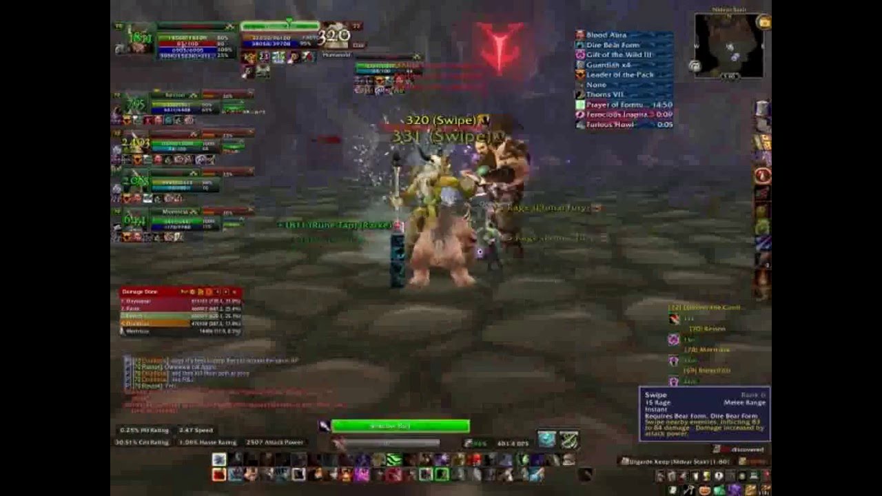 Tanking the bosses in Utgarde Keep - YouTube