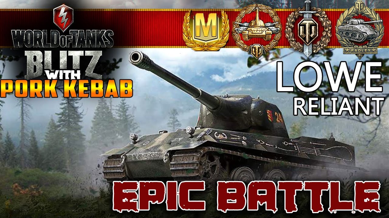 WoT BLITZ GREAT BATTLES 🔥 - Lowe reliant 4K+ dmg!! 6kills Pool`s ...