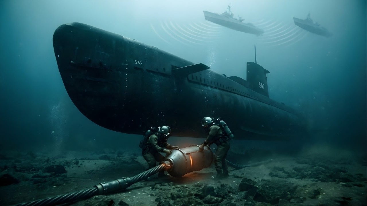 How US Navy Divers Bugged A Secret Soviet Undersea Cable | Cold War Spy ...