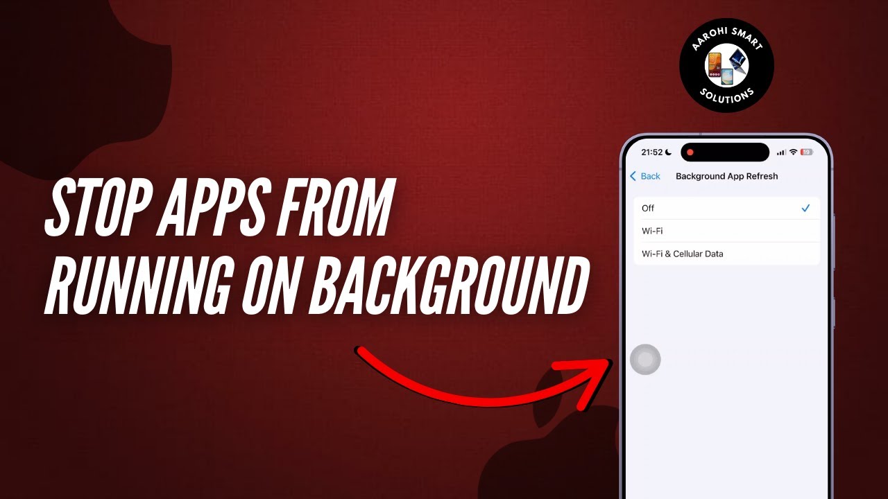 How to Stop Apps from Running in the Background - YouTube