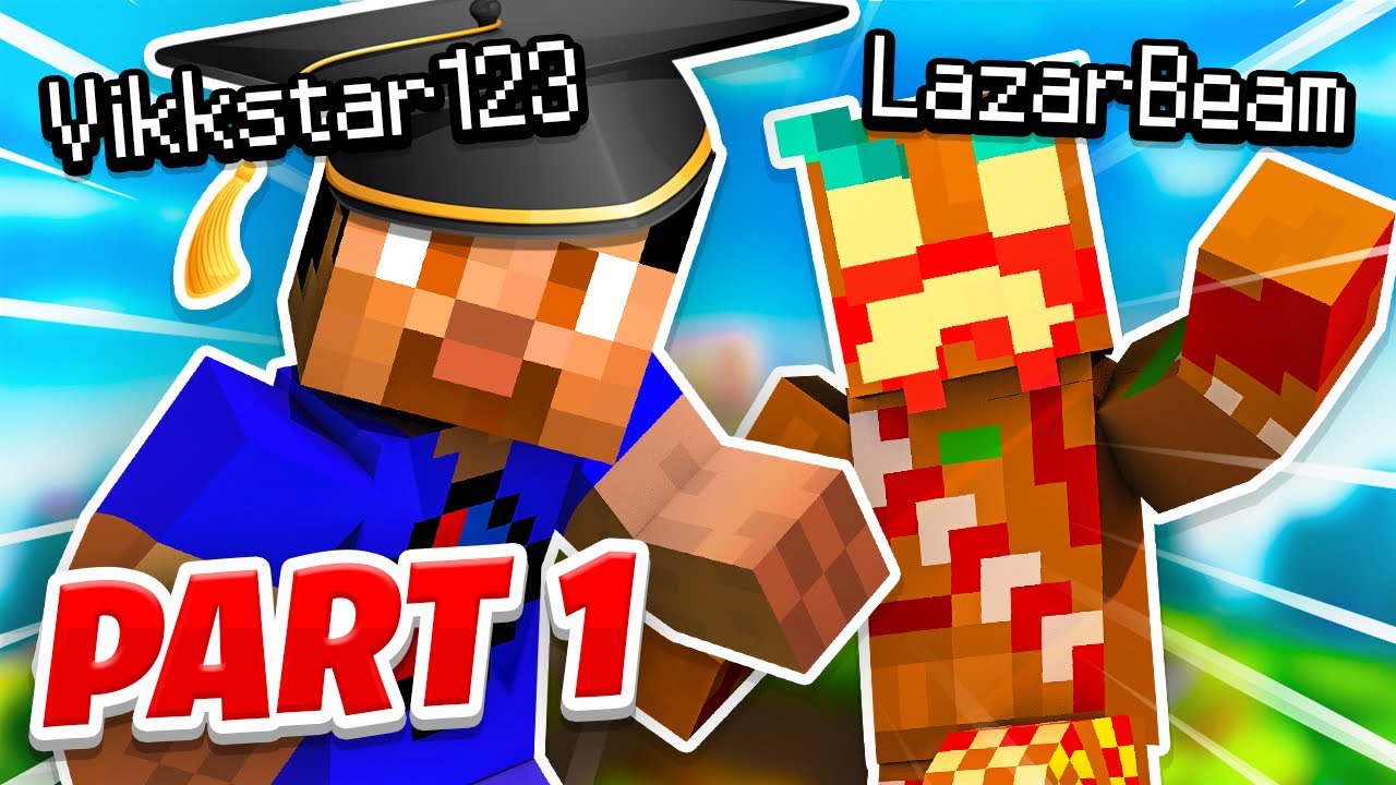 Teaching LAZARBEAM MINECRAFT... (Part 1) - YouTube