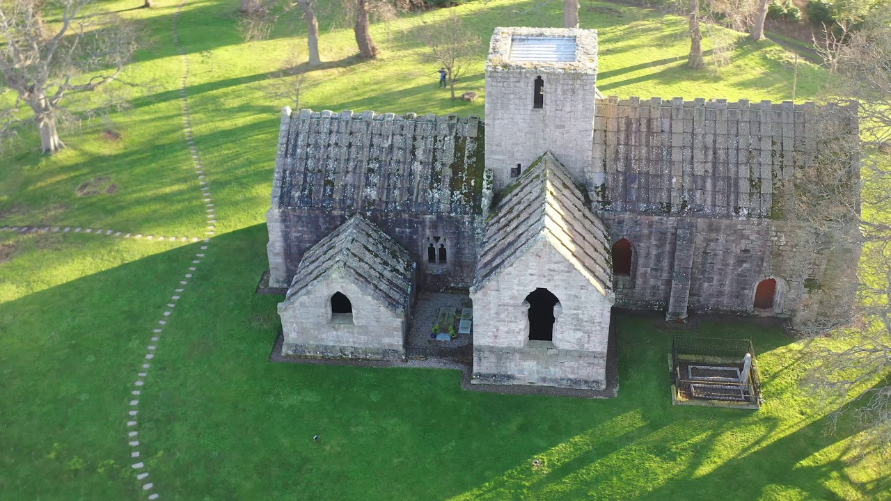 Dunglass Collegiate church Mavic 2 Pro - YouTube