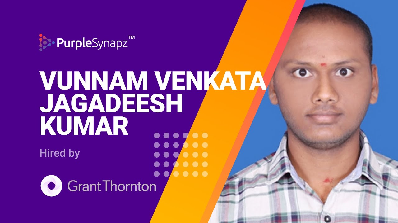 Success story featuring V V Jagadeesh Kumar - Hired by Grant Thornton ...