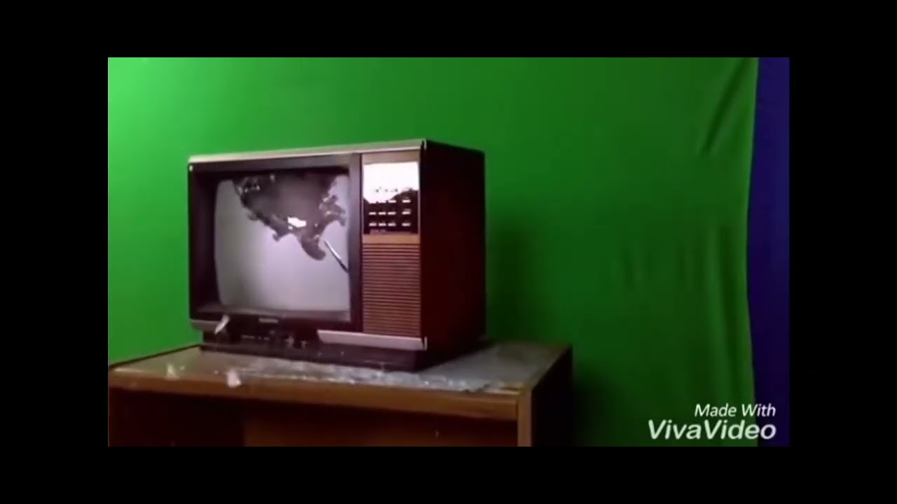 CRT TV Smash in slow motion!? - YouTube
