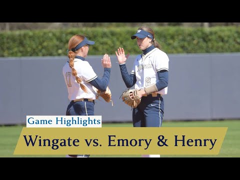 Game Highlights: Wingate Softball vs Emory & Henry (DH Game 2) - 4/6 ...
