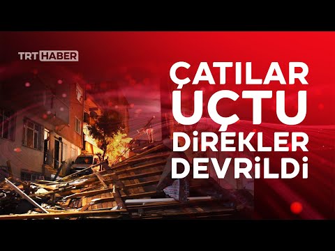 İstanbul’da sağanak ve fırtına