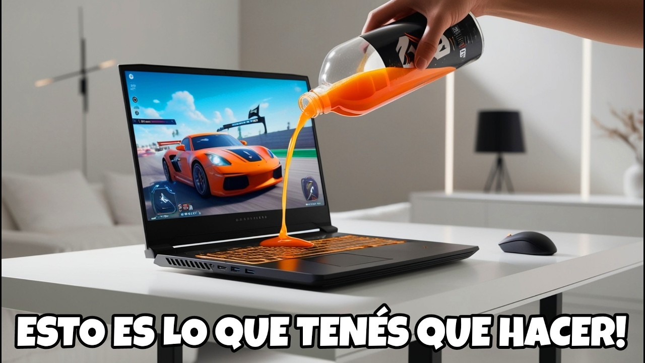 ⚡QUE HACER SI SE DERRAMA LIQUIDO EN PORTATIL , NOTEBOOK, NETBOOK O ...