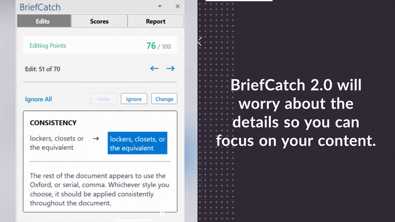 BriefCatch 2.0: Expert Legal Editing by Your Side - YouTube