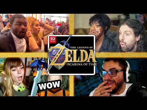 Zelda Ocarina of Time Remake Reactions!!! IT'S REAL!!