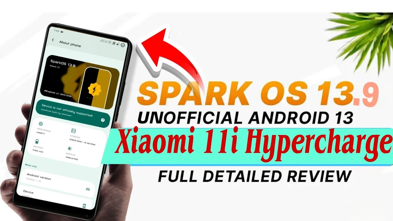11i hypercharge |Spark os Review |Spark OS Android 13 |Most ...