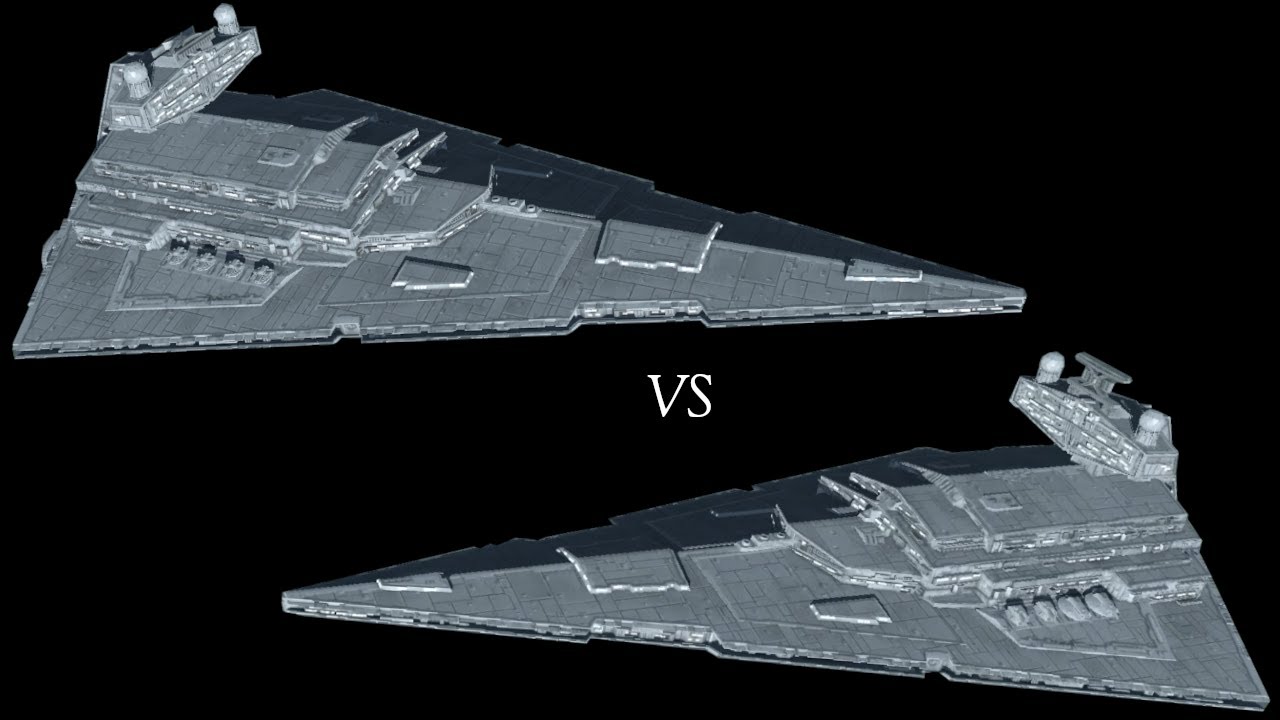 *REMATCH* Imperial-II Star Destroyer VS Imperial-I Star Destroyer (Star ...
