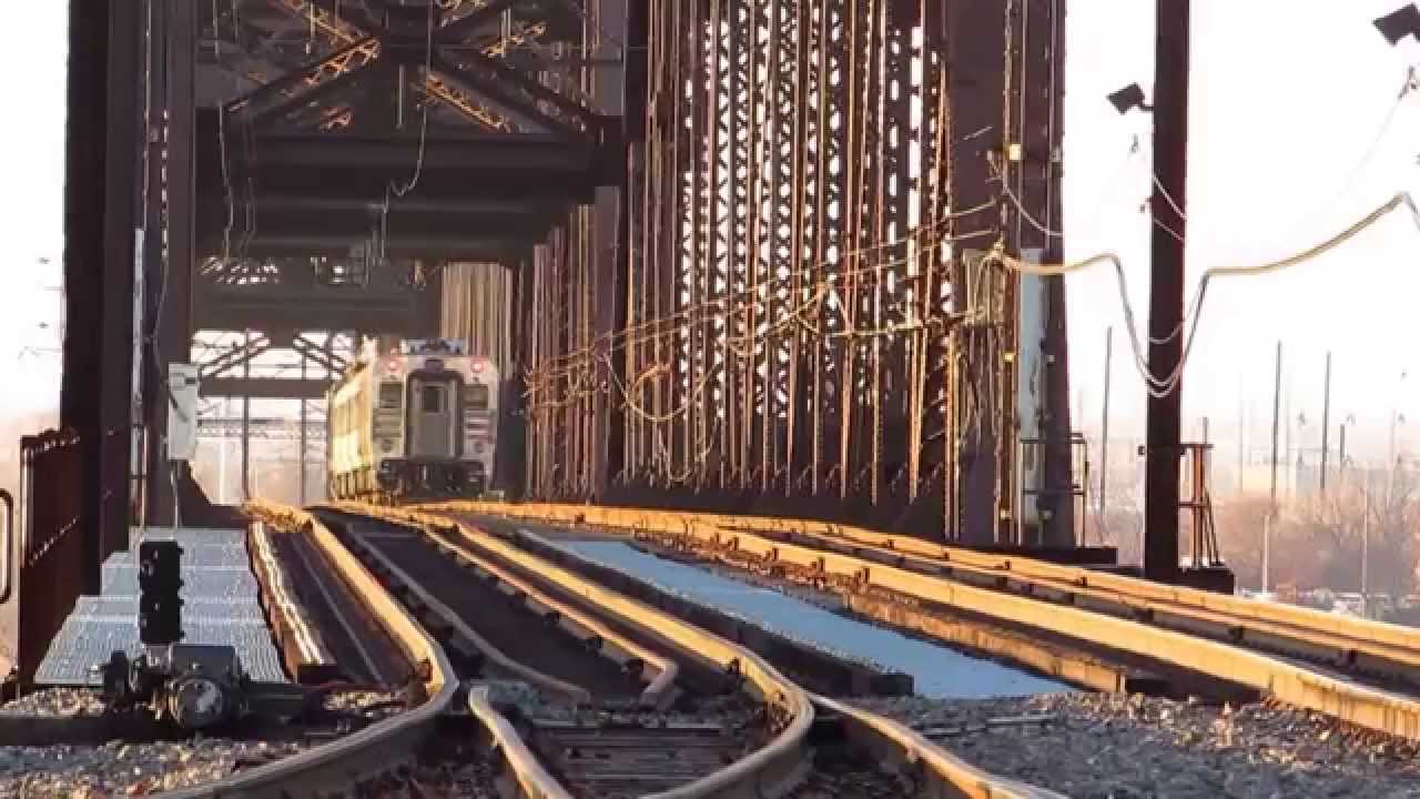 NJ Transit, December 2014; Delair Bridge, New Jersey - YouTube