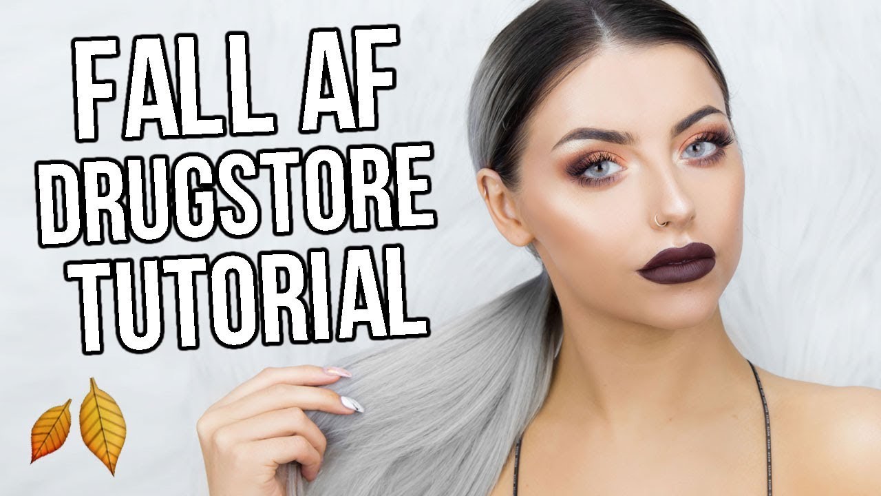 FALL AF DRUGSTORE MAKEUP TUTORIAL / GRWM - YouTube
