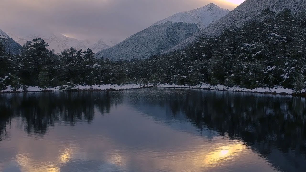 Lewis Pass in snow by drone - YouTube