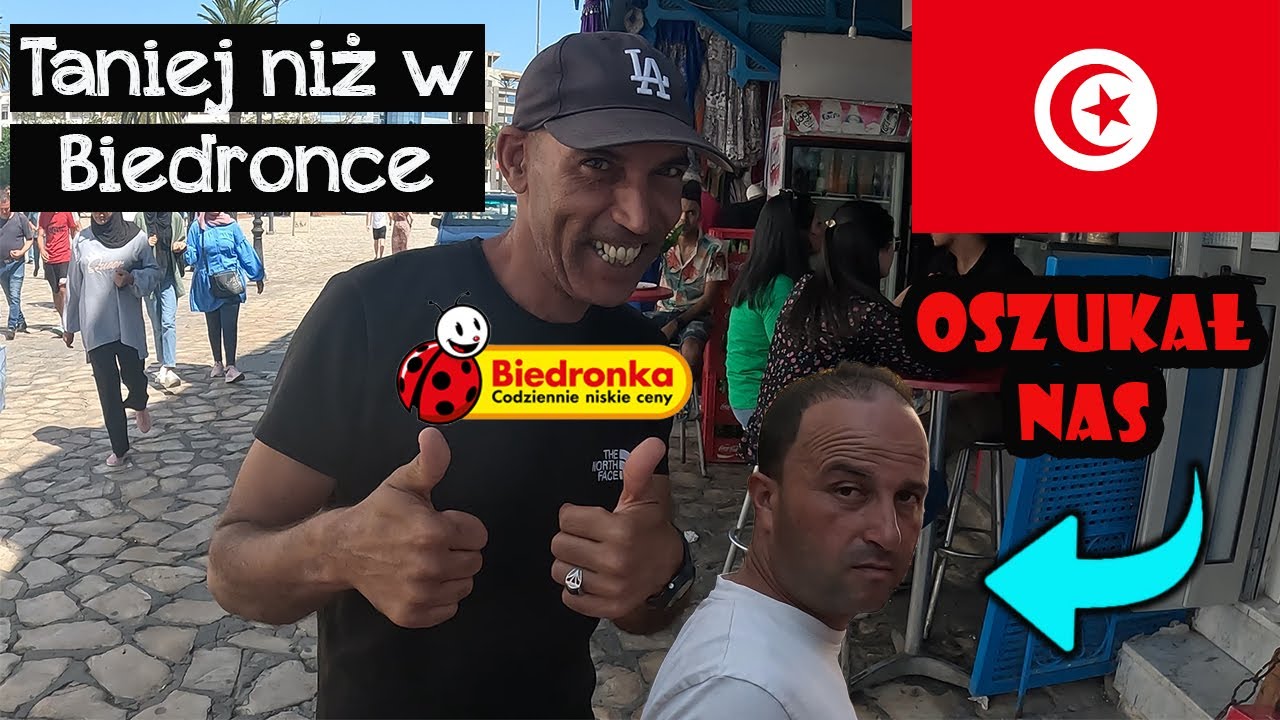 SUSA Tunezja - zakupy na targu - taniej niż w Biedronce - oszust ...