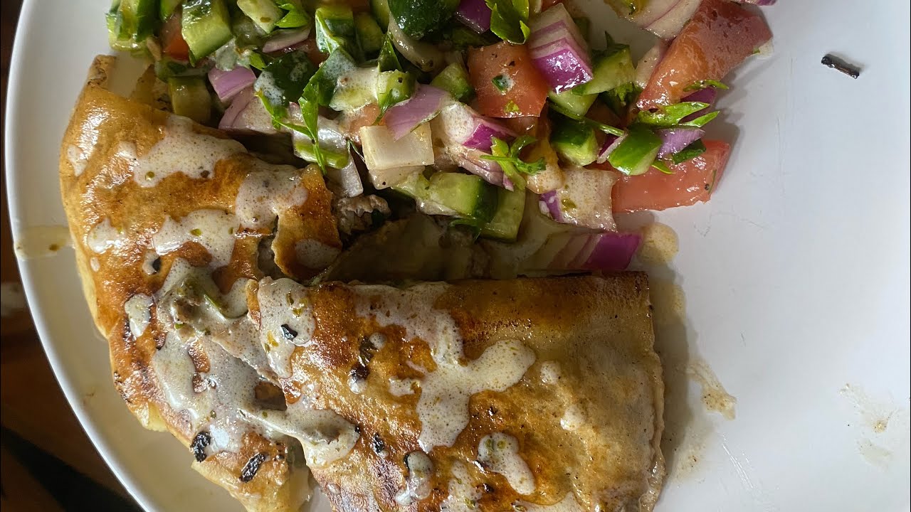 Cooking lamb arayes - YouTube